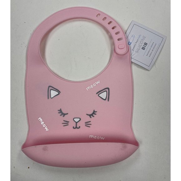 Pottery Barn | Other | Pottery Barn Kids Silicone Kitty Bib | Poshmark